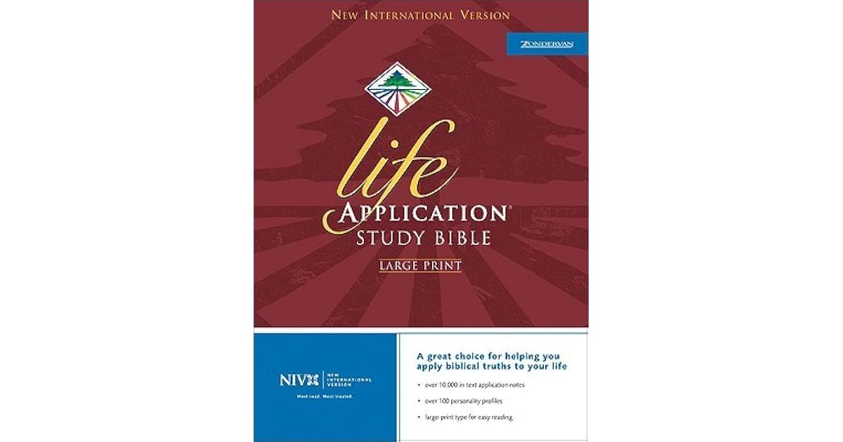Life Application Study Bible-NIV-Large Print by Anonymous