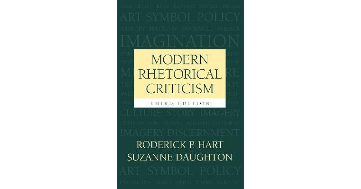 Modern Rhetorical Criticism by Roderick P. Hart