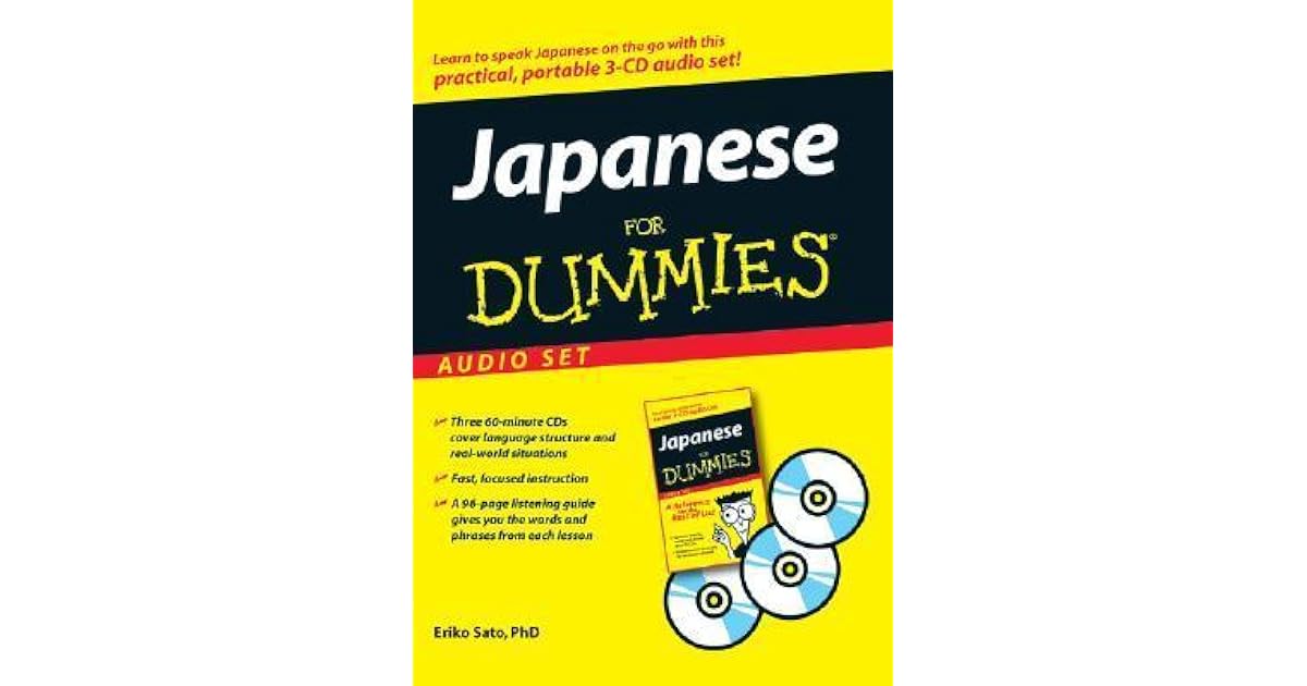 Japanese For Dummies, Audio Set by Eriko Sato
