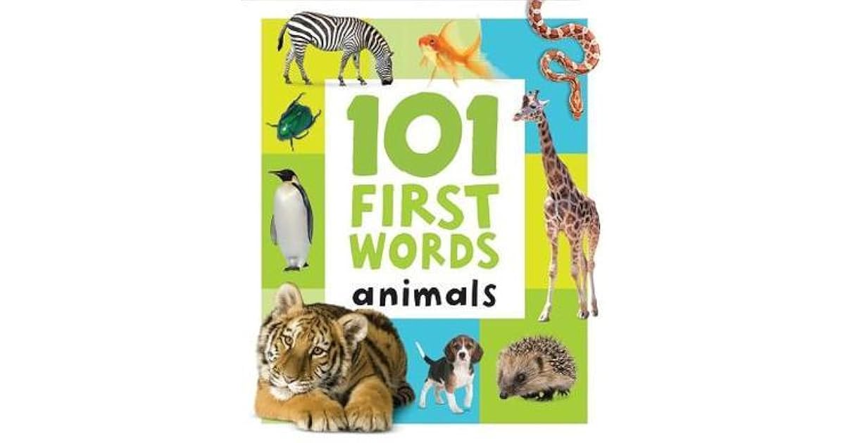 101 First Words: Animals by Hinkler Books