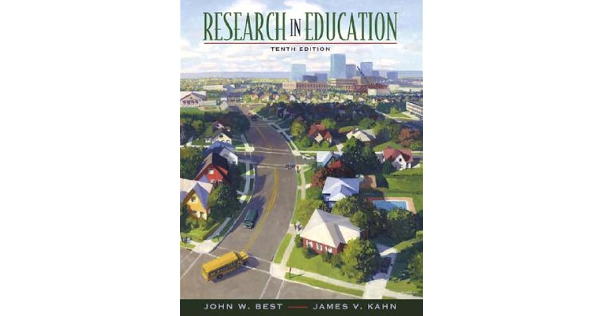 Research in Education by John W. Best