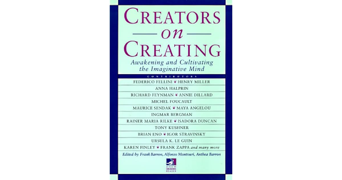 Creators on Creating by Frank X. Barron