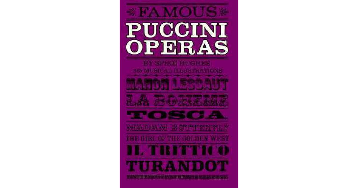Famous Puccini Operas: An Analytical Guide for the Opera-Goer and ...