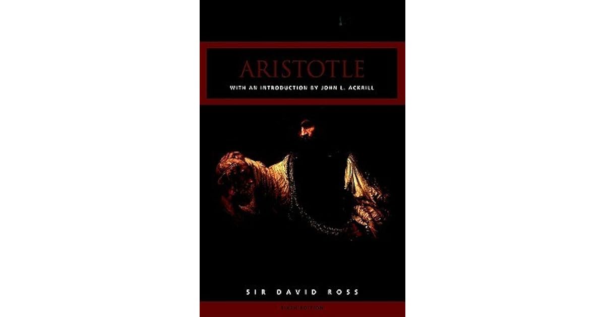 Aristotle by William David Ross