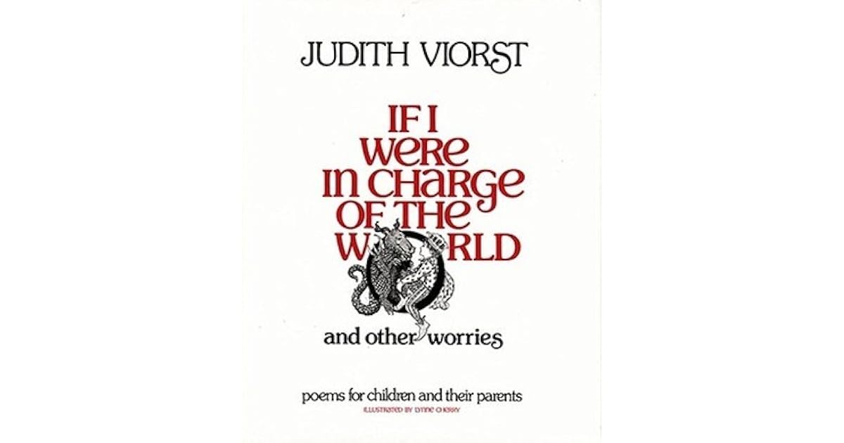 If I Were in Charge of the World and Other Worries: Poems for Children ...