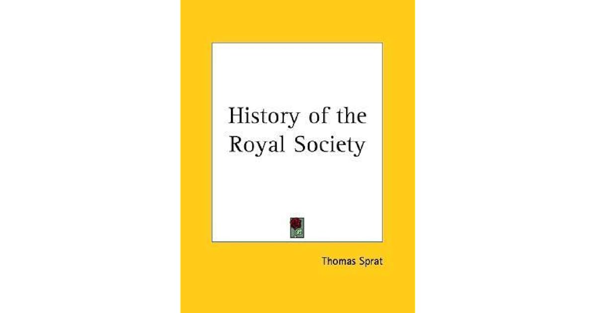 History of the Royal Society by Thomas Sprat