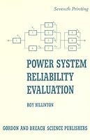Reliability Evaluation of Power Systems by Roy Billinton
