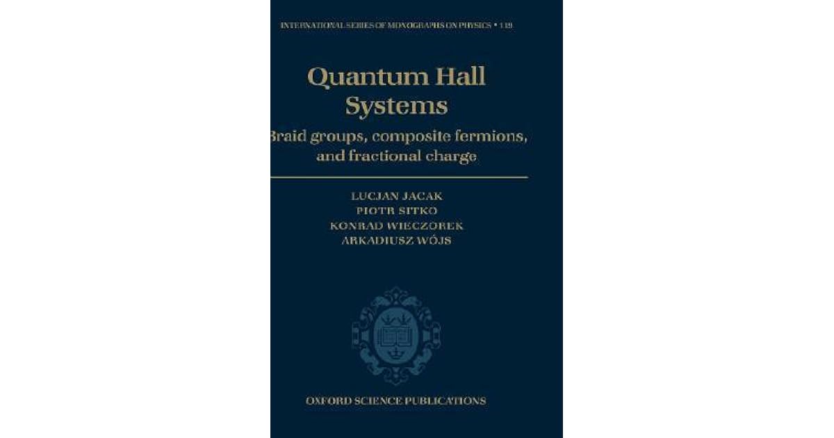 Quantum Hall Systems: Braid Groups, Composite Fermions, and Fractional ...