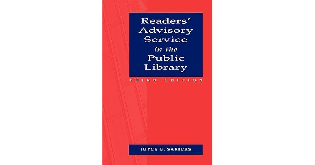 Readers' Advisory Service in the Public Library by Joyce Saricks