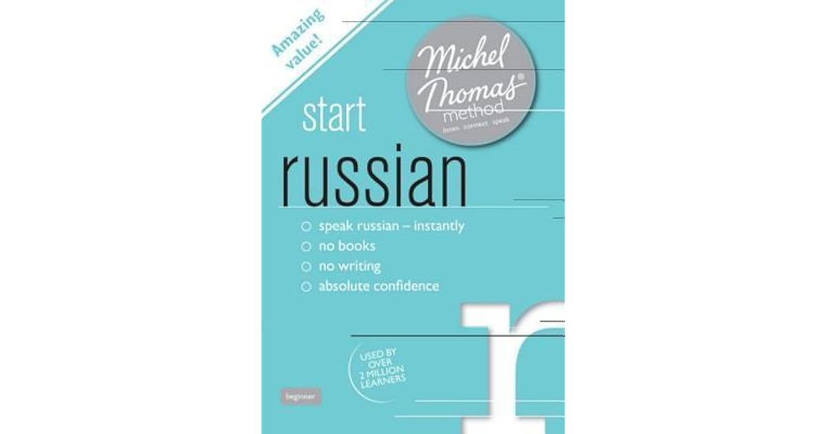Start Russian: Learn Russian with the Michel Thomas Method by Natasha ...
