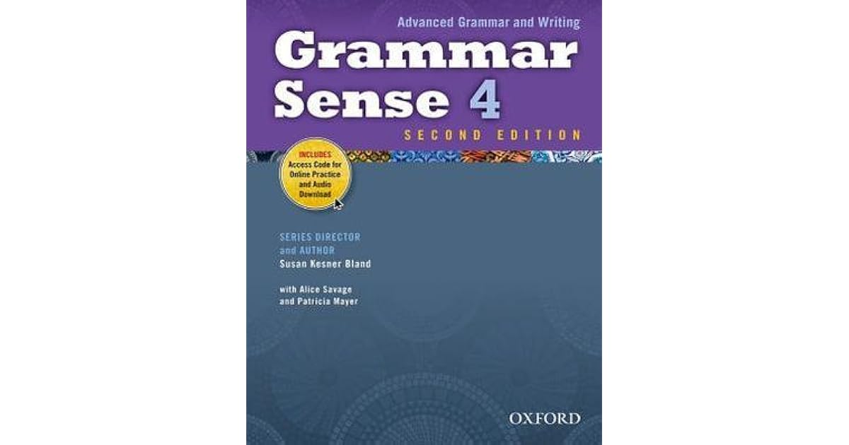 Grammar Sense 4 Student Book with Online Practice Access Code Card by ...