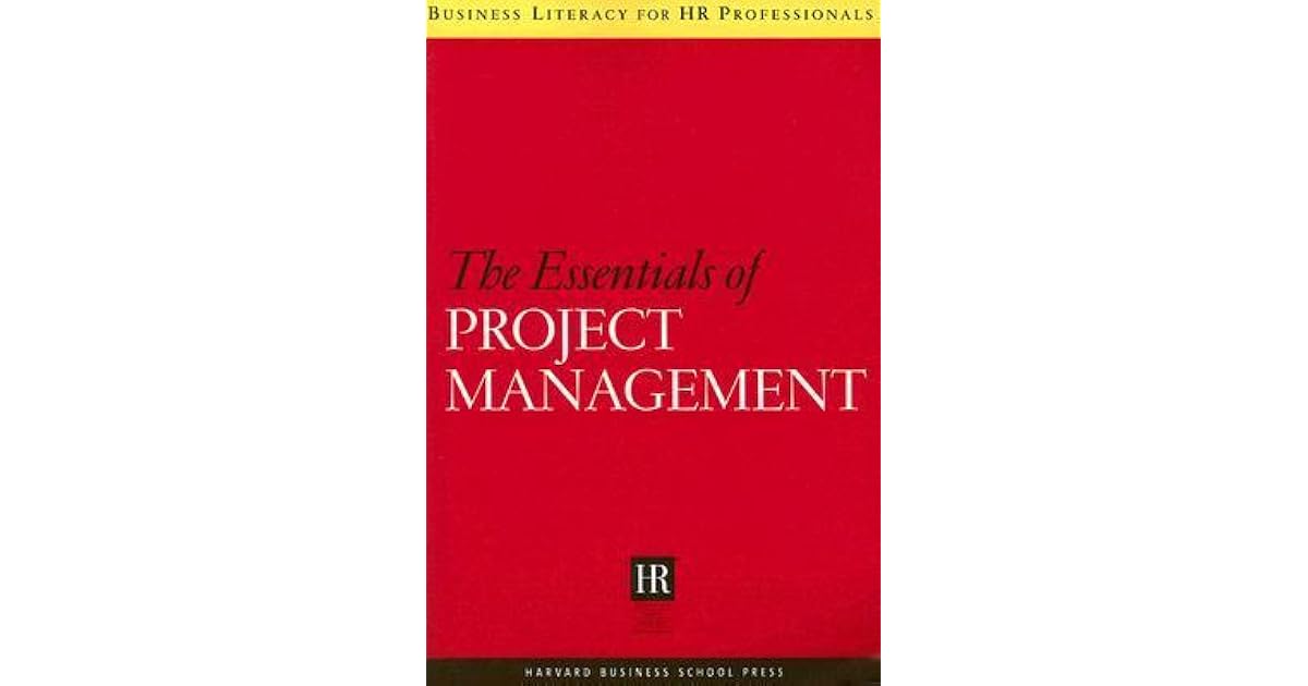 Essentials of Project Management by Harvard Business School Press