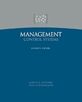 Management Control Systems by Robert N. Anthony