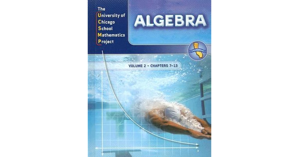 UCSMP Algebra, Volume 2: Chapters 7-13 by Susan Brown
