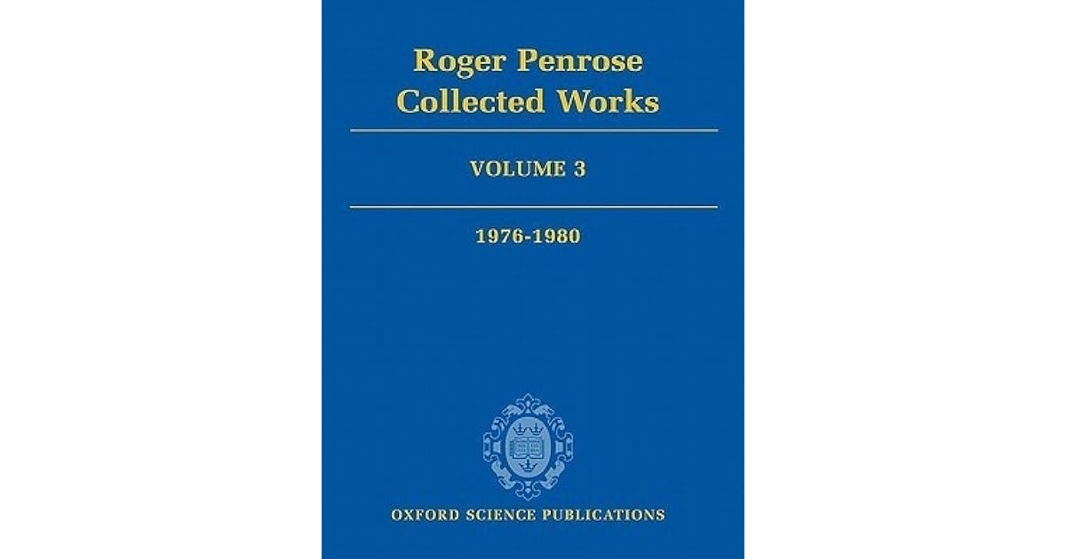 Collected Works, Vol 3: 1976-1980 by Roger Penrose