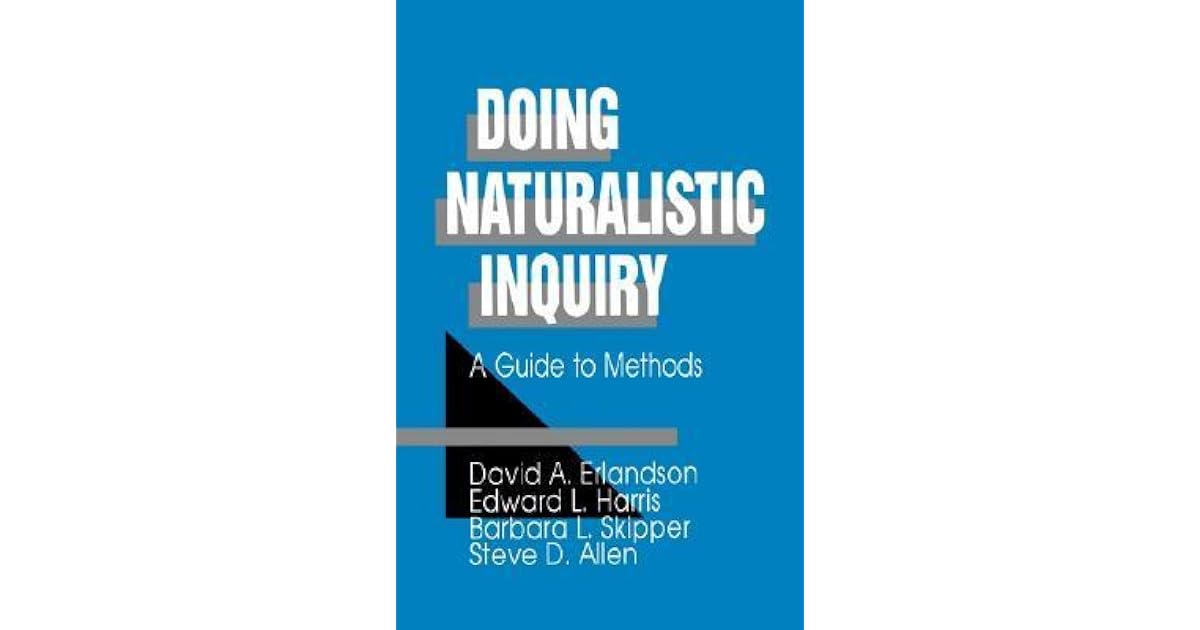 Doing Naturalistic Inquiry: A Guide to Methods by David A. Erlandson