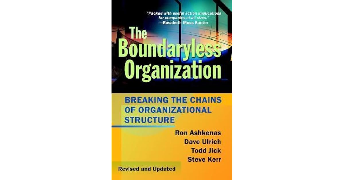 The Boundaryless Organization: Breaking the Chains of Organizational ...