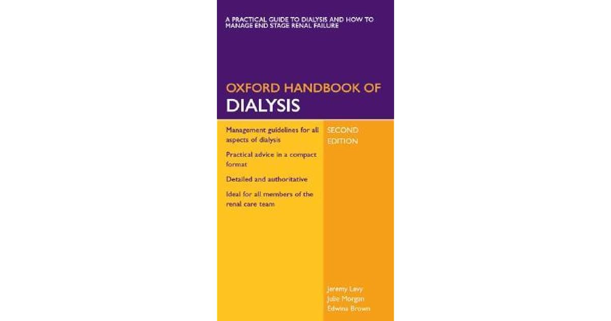 Oxford Handbook of Dialysis by Jeremy Levy