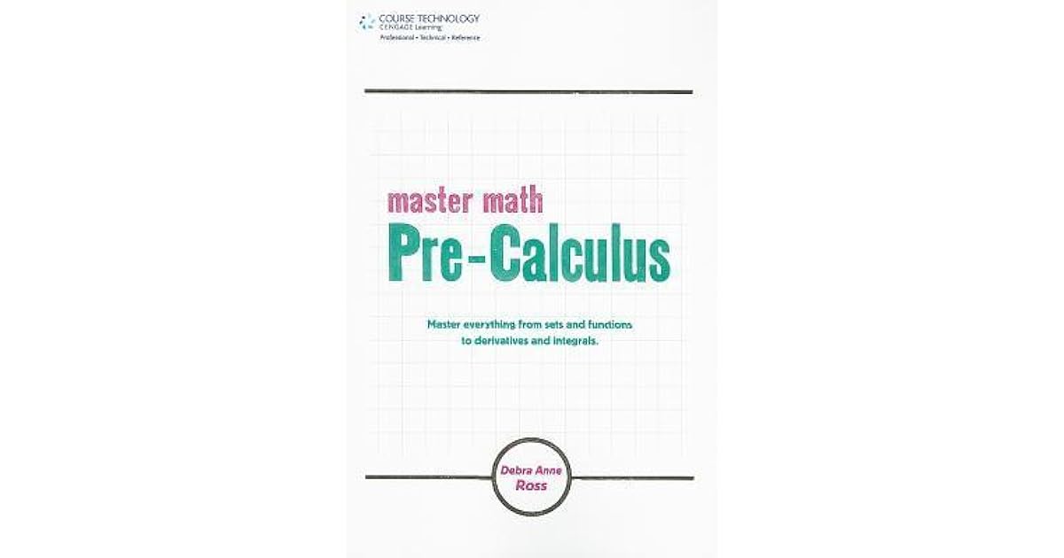 Master Math: Pre-Calculus (Master Math Series) by Debra Anne Ross