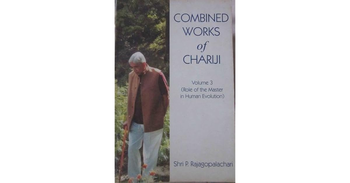 Role of the Master in Human evolution by Parthasarathi Rajagopalachari