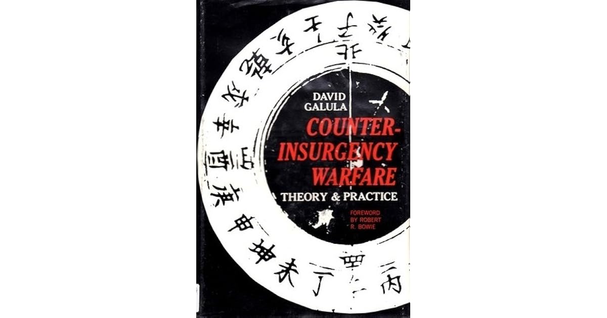 Counter-Insurgency Warfare: Theory & Practice by David Galula