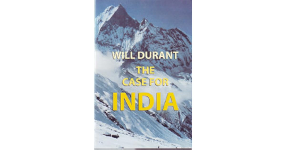 The Case for India by Will Durant