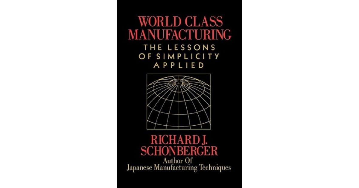 World Class Manufacturing by Richard Schonberger
