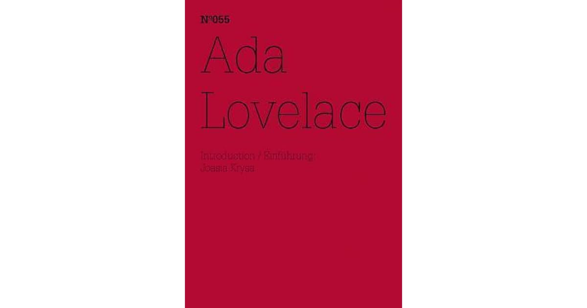 Ada Lovelace: 100 Notes, 100 Thoughts by Ada Lovelace