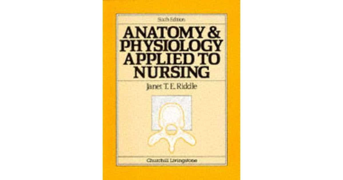 Anatomy And Physiology Applied To Nursing by Janet T.E. Riddle