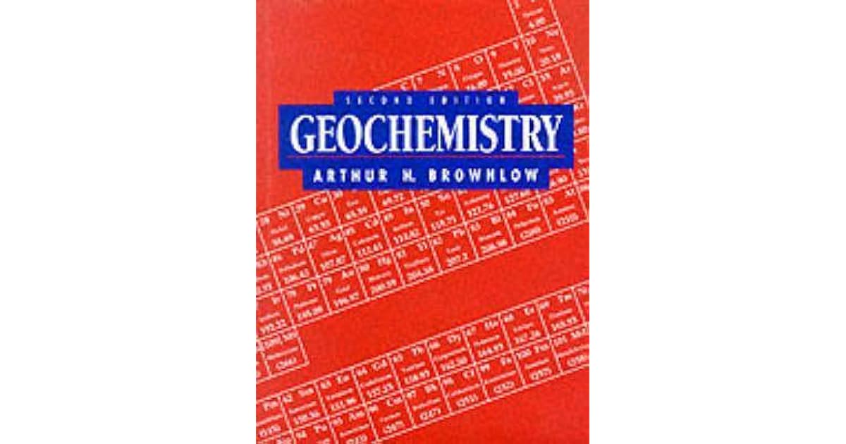 Geochemistry by Arthur H. Brownlow