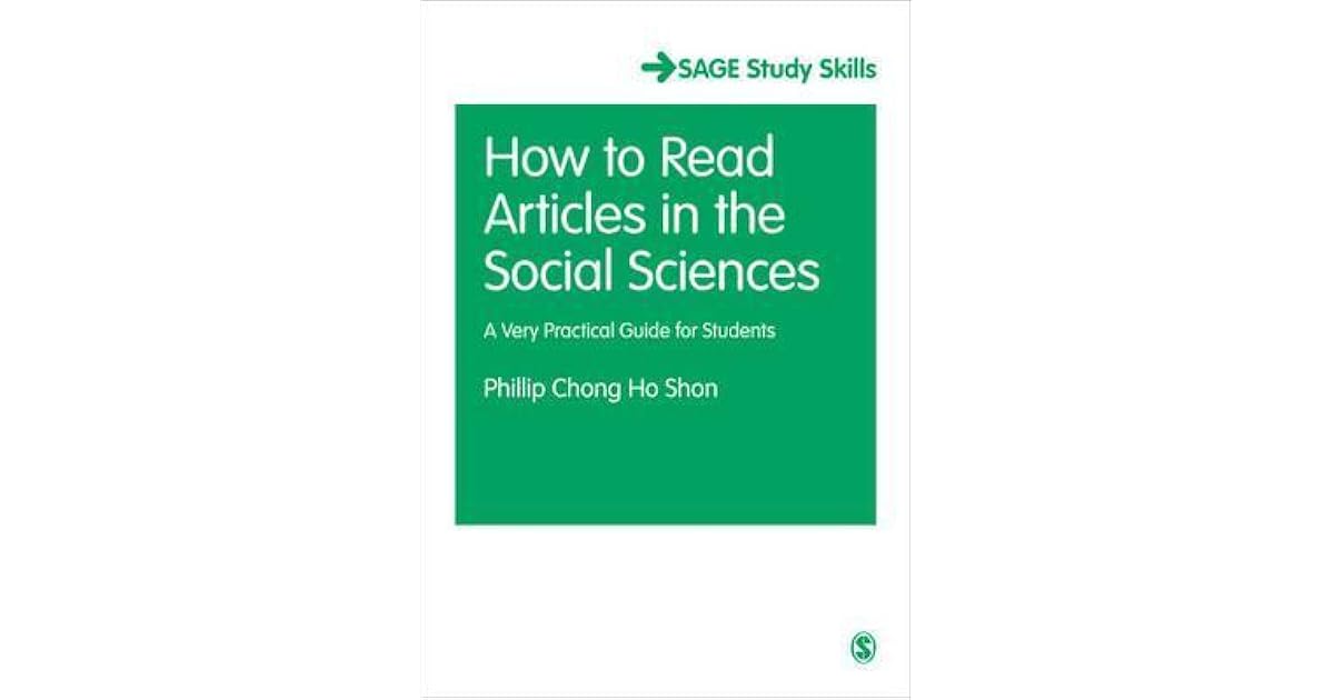 How to Read Journal Articles in the Social Sciences: A Very Practical ...