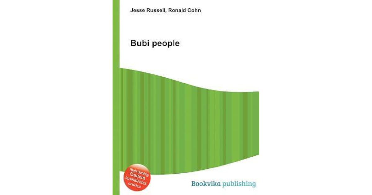 Bubi People by Jesse Russell