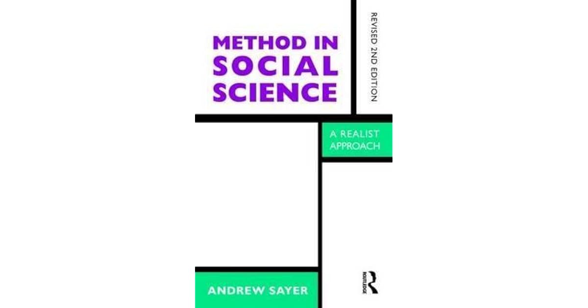 Method in Social Science by Andrew Sayer