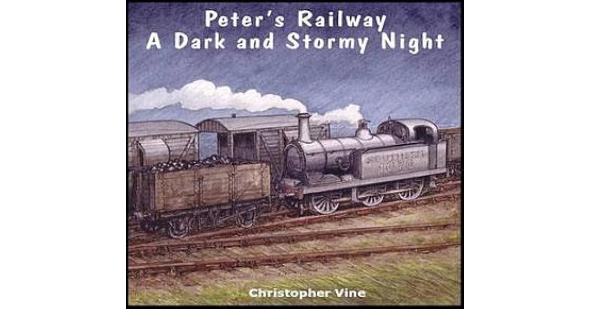 Peters Railway a Dark and Stormy Night by Christopher Vine