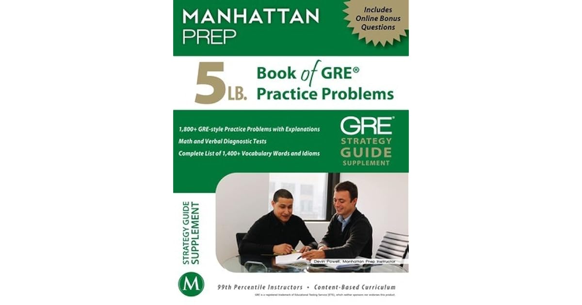 GRE Big Book of Questions by Manhattan Prep
