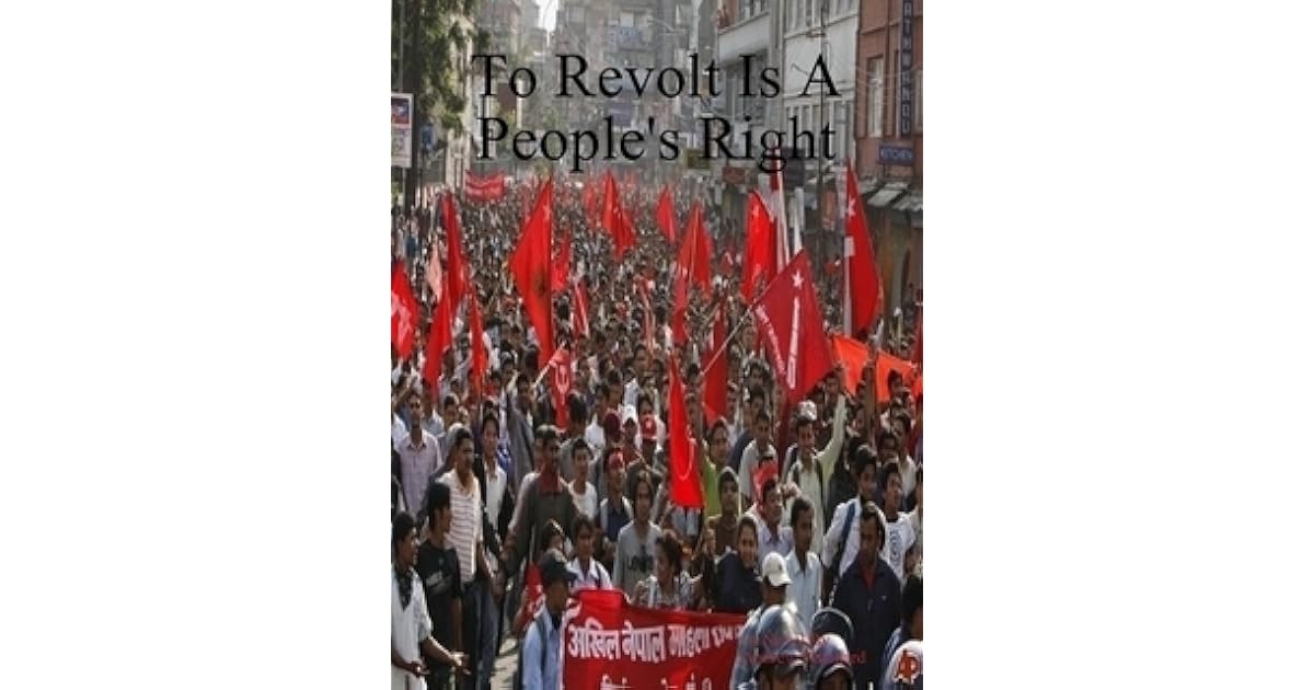 To Revolt Is a People's Right by Andrew James Pritchard