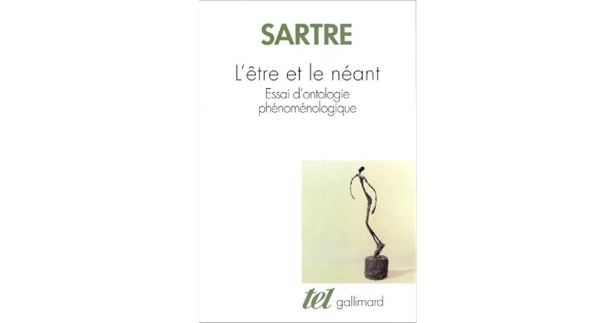 L'être et le néant : essai d'ontologie phénoménologique by Jean-Paul Sartre