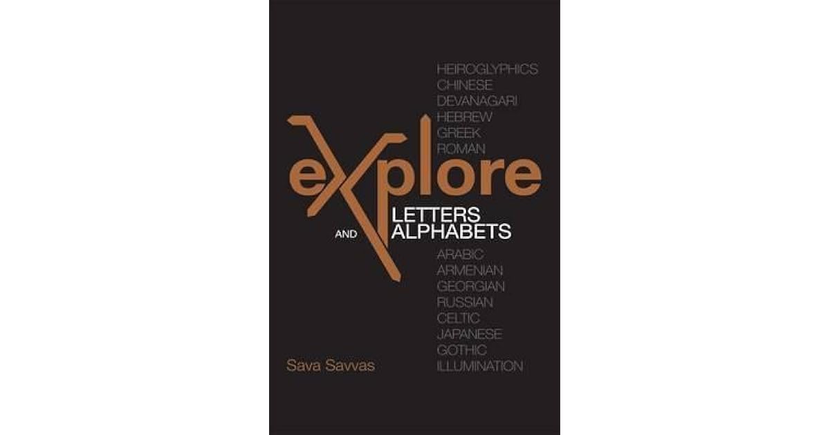 Exploring Letters and the Alphabet by Sava Savvas