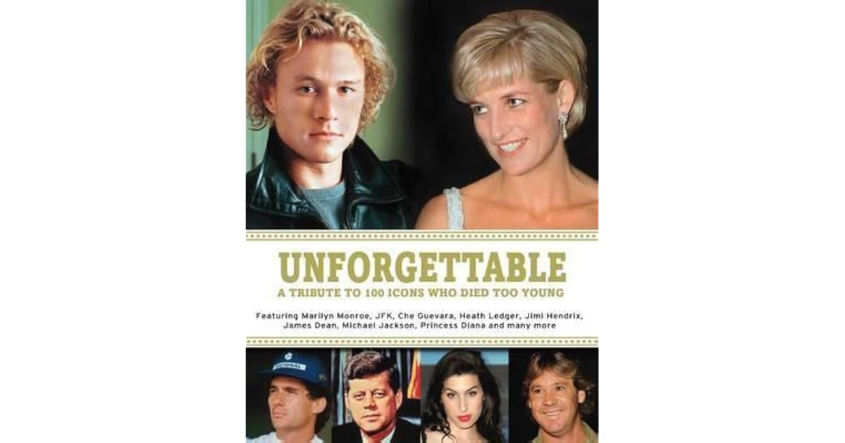 Unforgettable: A Tribute To 100 Icons Who Died Too Young by Tim Hill