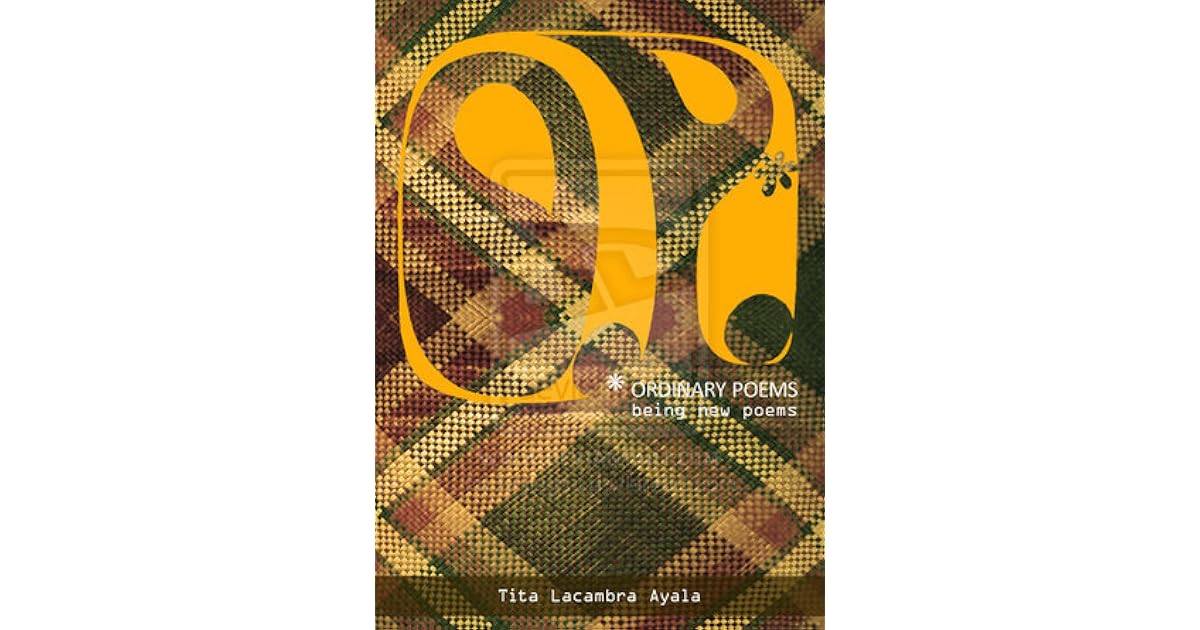 Ordinary Poems by Tita Lacambra-Ayala