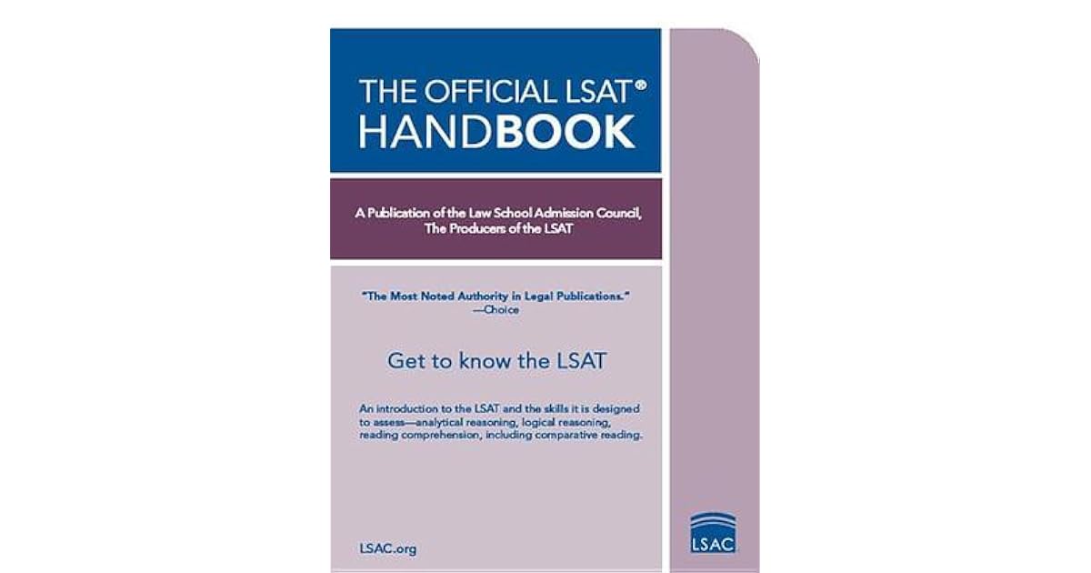 The Official LSAT Handbook: Get to Know the LSAT by Law School ...