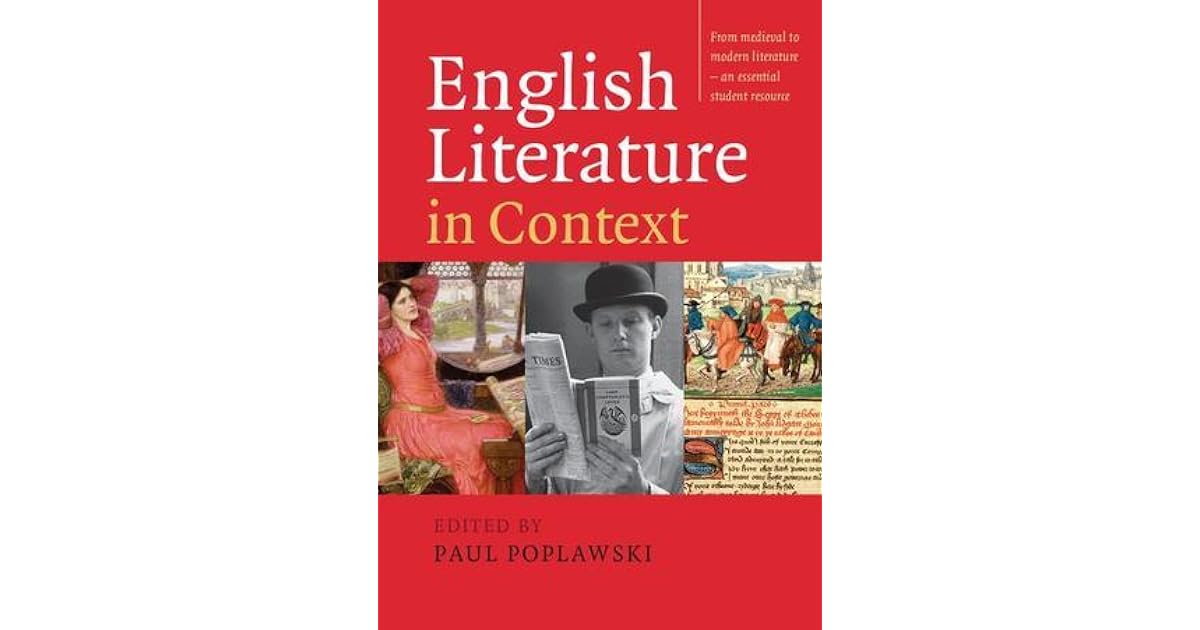 English Literature in Context by Paul Poplawski