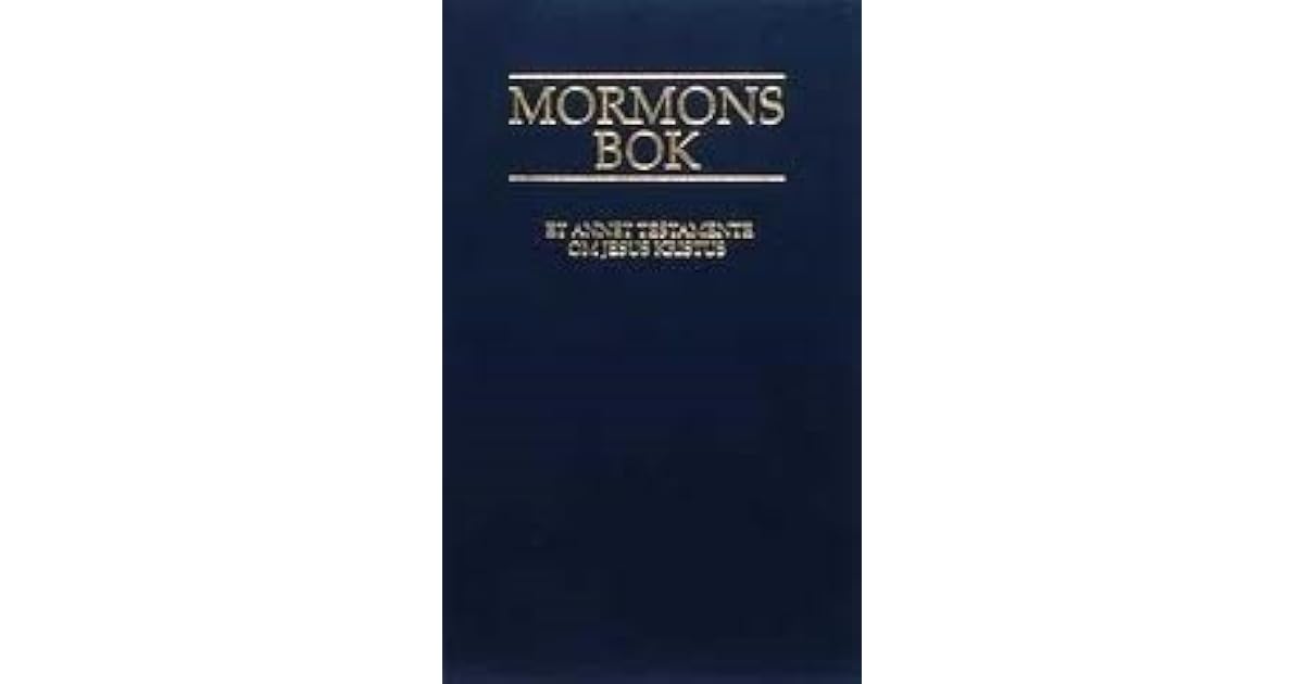 Mormons bok by Jesu Kristi Kirke av Siste-dagers-hellige