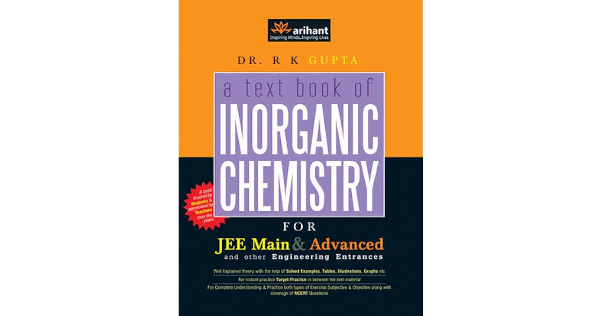 A Textbook of Inorganic Chemistry for JEE Main & Advanced and Other ...