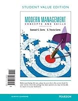 Modern Management: Concepts and Skills by Samuel C. Certo