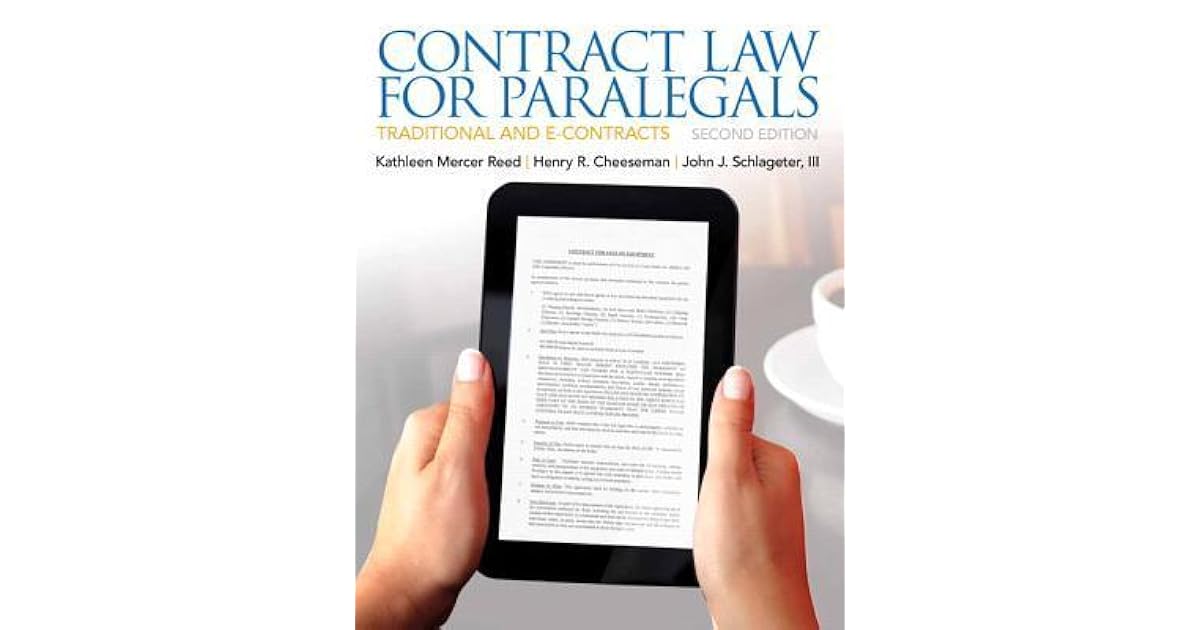 Contract Law for Paralegals by Kathleen Mercer Reed