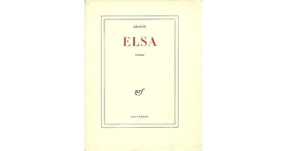 Elsa by Louis Aragon