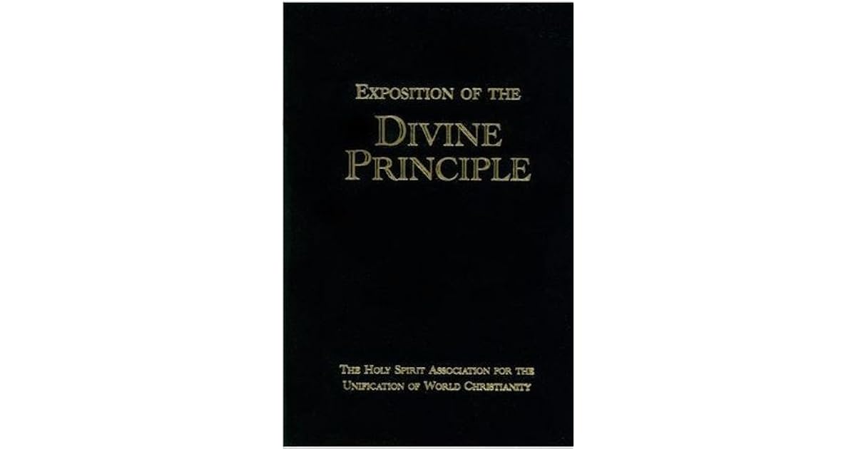 Exposition of the Divine Principle by Sun Myung Moon