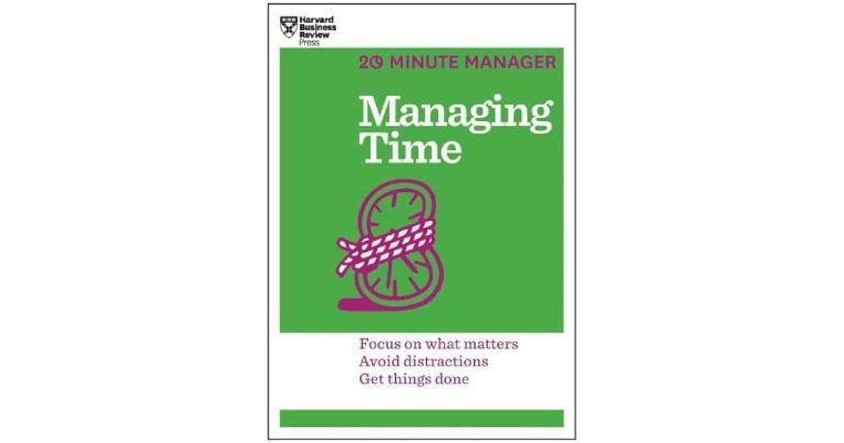 Managing Time by Harvard Business School Press