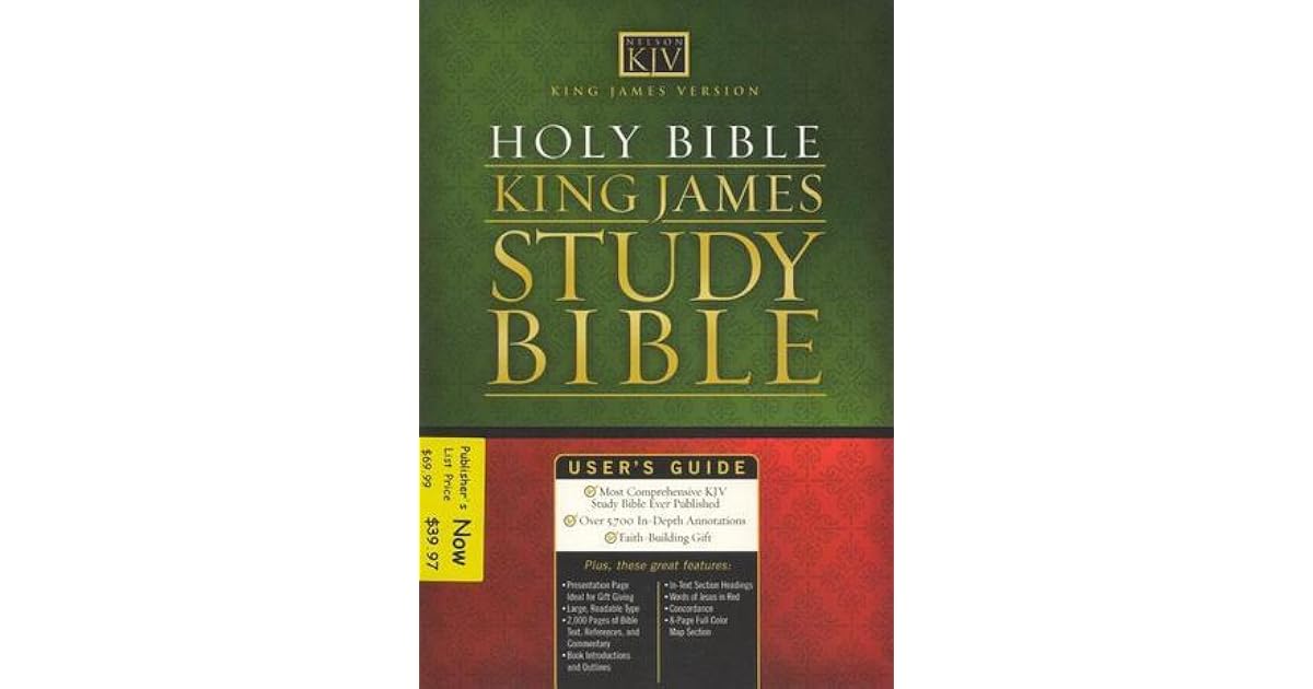 Holy Bible; King James Version Study Bible by Anonymous